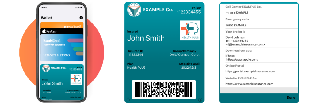 Digital Insurance card for eWallet | DANAconnect