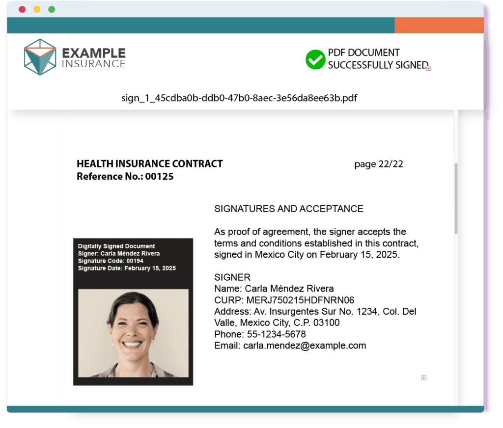 Biometric Video Signature | DANAconnect